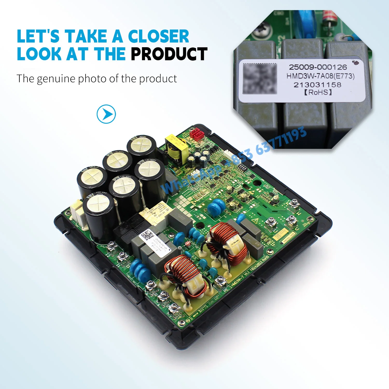 Compressor Inverter Driver Board Assembly HMD3W-7A08(E773) 213031158 ...