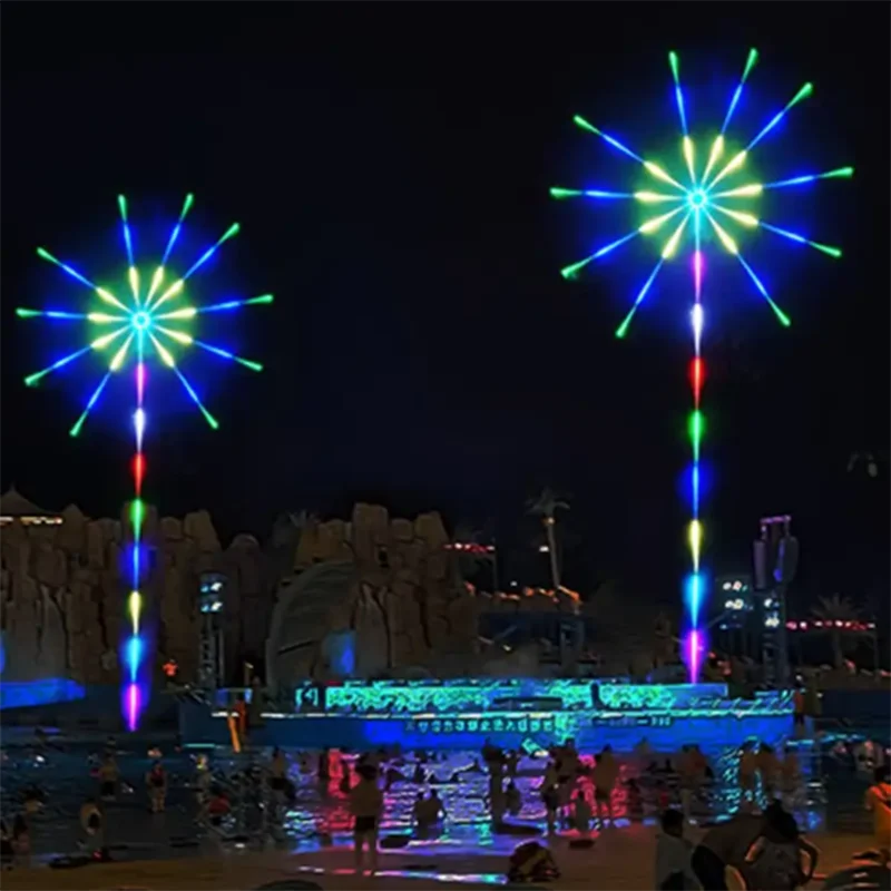 2024-LED-Fireworks-Light-LED-Garland-RGB-Neon-String-Light-Bluetooth ...