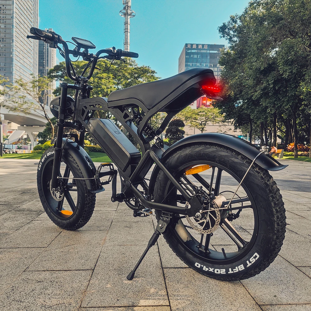 2024-New-EU-V20-1000W-48V15AH-Electric-Bike-Wholesale-Mountain-Fatbike-Ebike-20inch-Fat-Tire ...