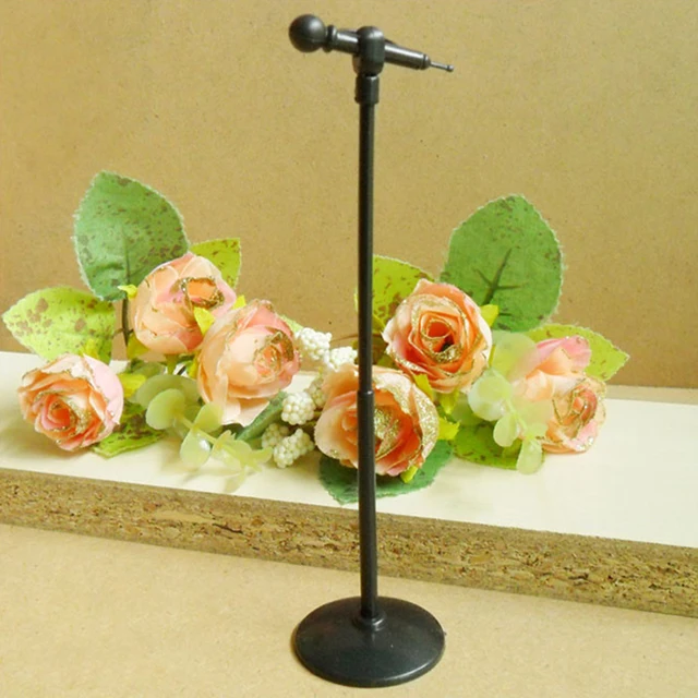 New Arrival 1Set Cute Mini Metal Microphone, Doll Musical Instrument ...