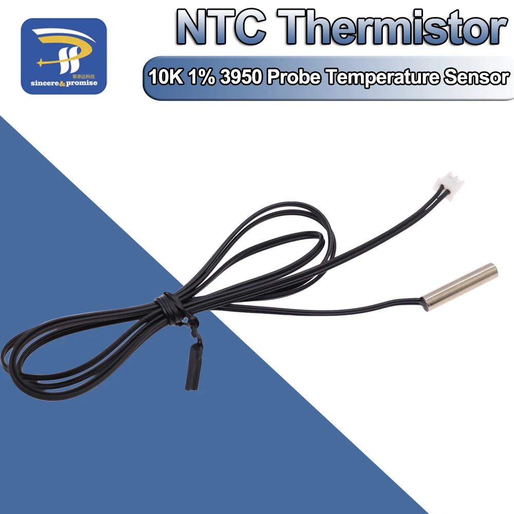 W1209 1m Waterproof Ntc Thermistor Accuracy Temperature Sensor 10k 1% ...