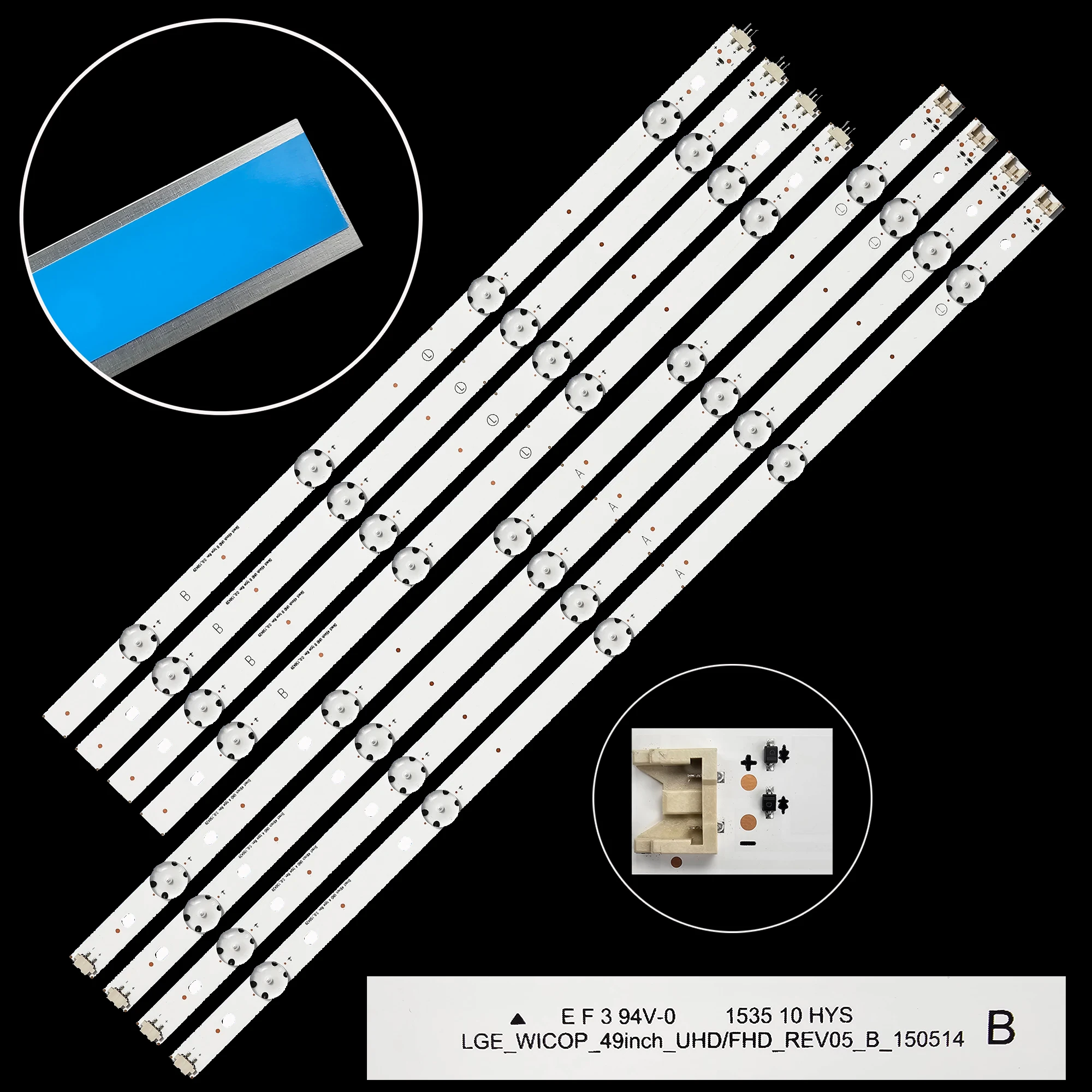 LED-BackLight-Strip-For-49UF6407-49UH6100-49UF640V-49UF6400-UA-NC490DUE ...