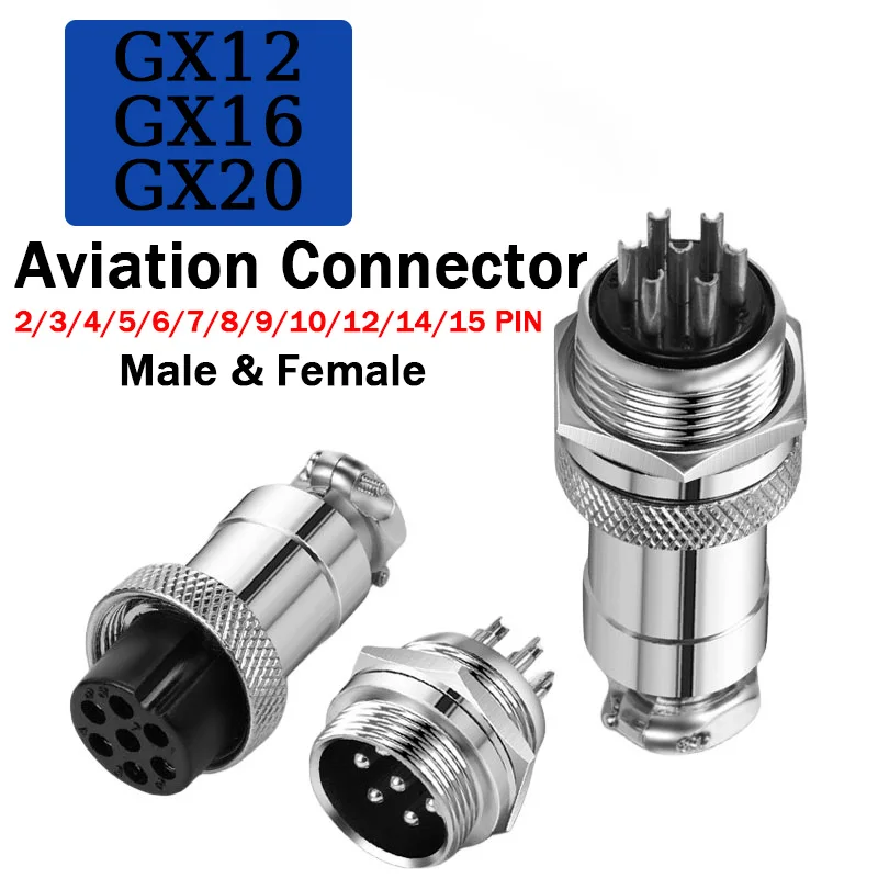 5-10-100Sets-Aviation-Plug-Scoket-GX12-GX16-GX20-Male-And-Female ...