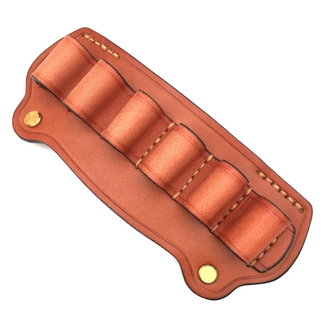 Leather Shotgun Shell Belt Pouch