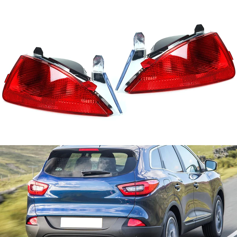 For Renault Kadjar 2015 2016 2017 2018 Car Rear Tail Brake Light Bumper ...