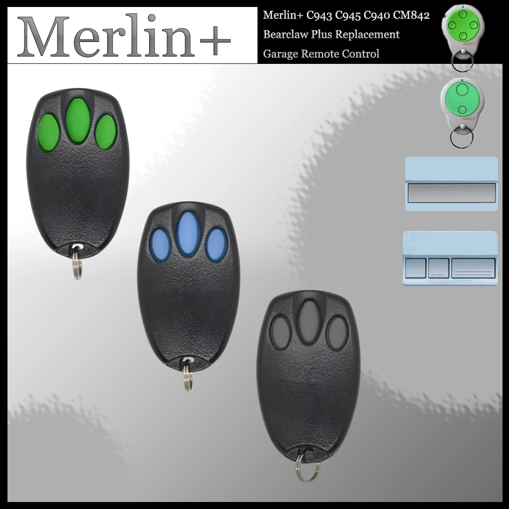 MERLIN-2-0-433-92mhz-Garage-Transmitter-C940-C943-C945-E945-E943M-E945M ...