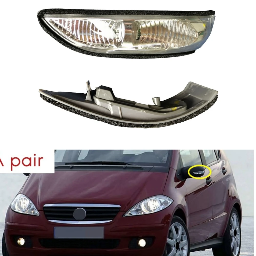 Reflective-rearview-mirror-turn-signal-For-Mercedes-Benz-A-B-Class-W169 ...