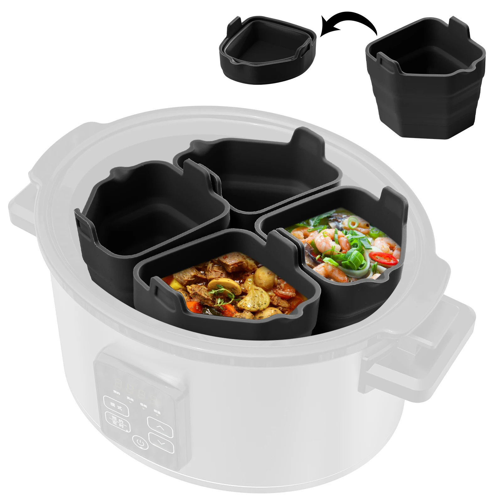 Slow-Cooker-Divider-Liner-Crockpot-Leakproof-Multi-Purpose-Cooking-Pot ...
