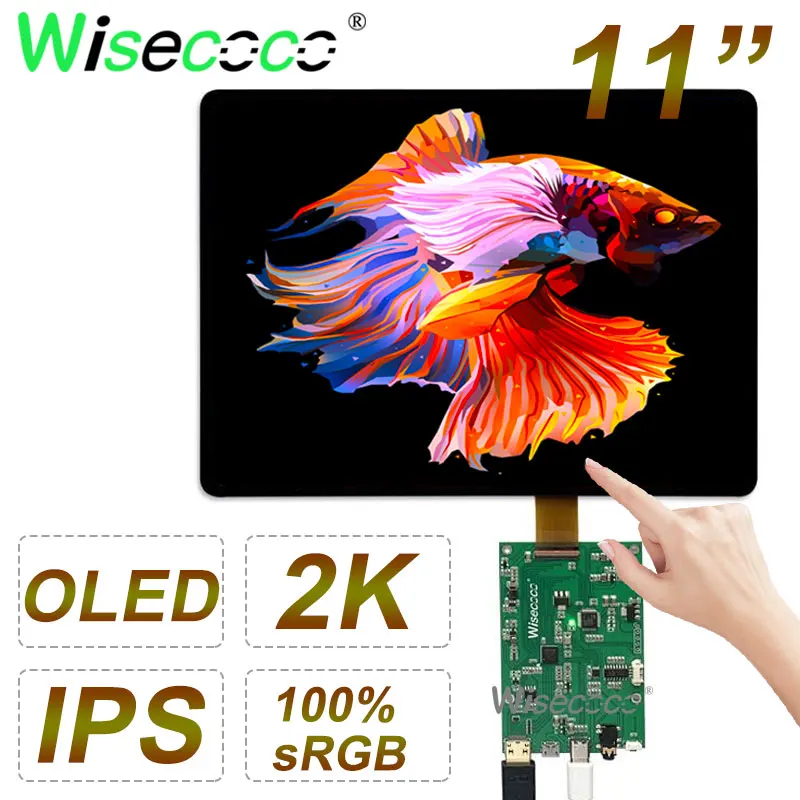 OLED Display 11 Inch 2K IPS Ultra-thin IPS 2368x1728 Amoled Touchscreen ...