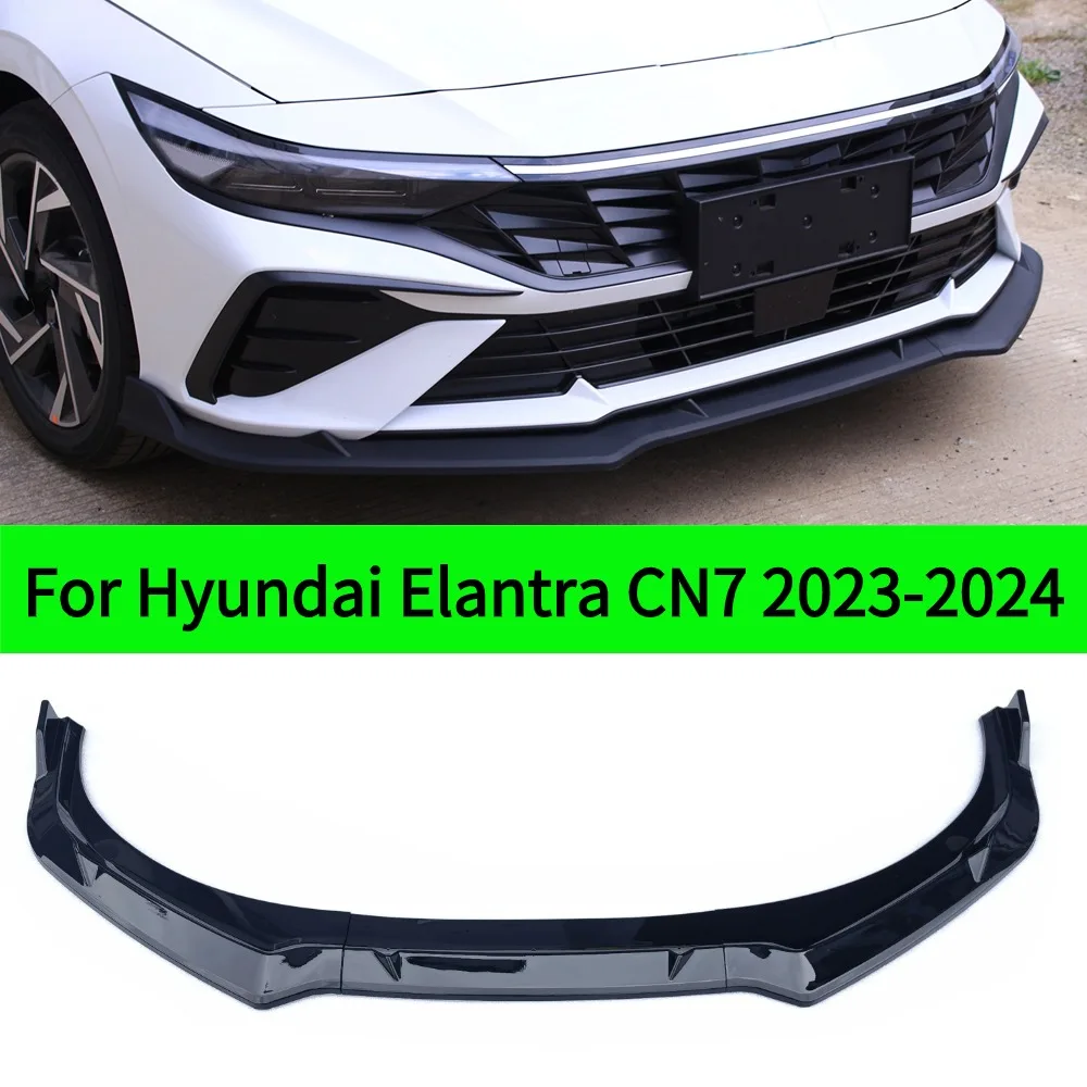 For-Hyundai-Elantra-CN7-New-2023-2024-Front-Bumper-Lip-Splitter-Chin-Guard-Accessories-Styling ...