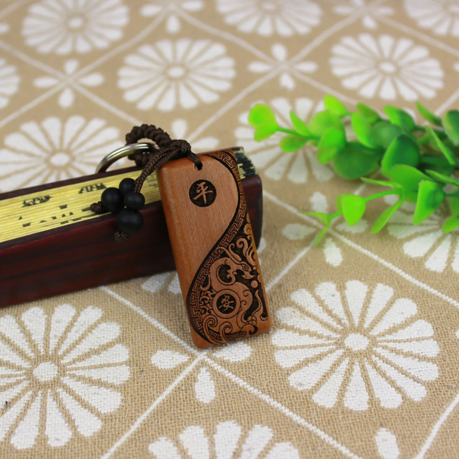 Peach-Wood-Key-Chain-Ping-An-Car-Key-Chain-Pendant-Mascot-Peach-Wood ...