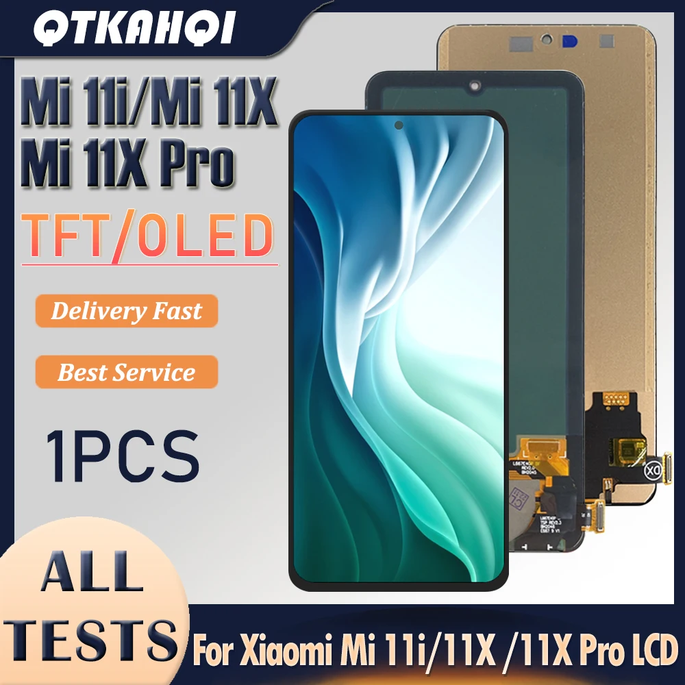 OLED / TFT LCD 6.67" For Xiaomi Mi 11i LCD Display Touch Screen ...