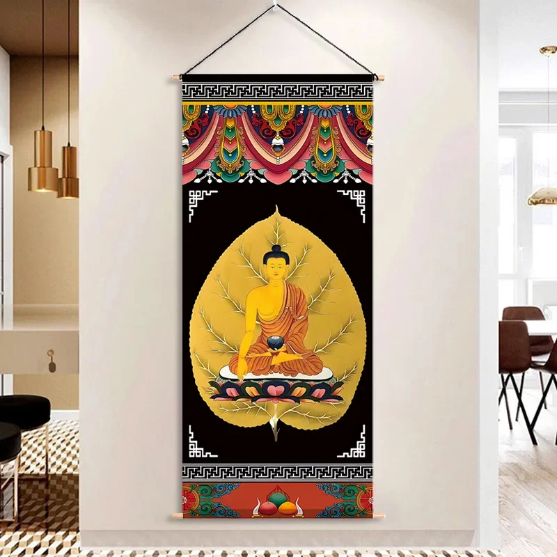 Ethnic Style Living Room Background Cloth Tibetan Dining Room Paintings ...