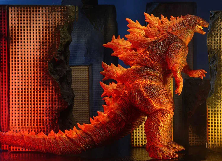 NECA-2019-Movie-Version-Red-Fire-Godzilla-Burning-Articulated-PVC ...