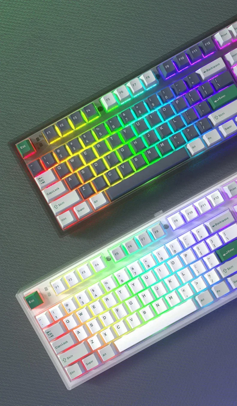 Fl·ESPORTS MK870 87-Key Wireless RGB Mechanical Keyboard