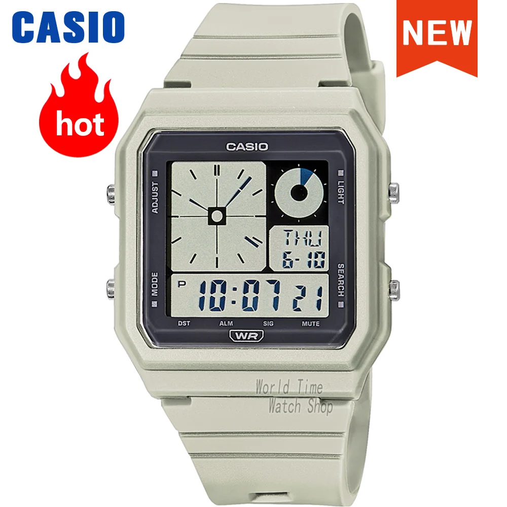 Rel-gio-de-pulso-de-quartzo-imperme-vel-Casio-display-duplo-quadrado ...