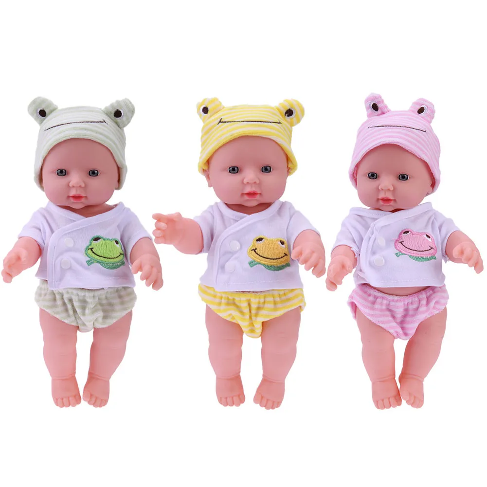 Mini Reborn Dolls 30cm Lifelike Newborn Baby Doll Multi-Function ...