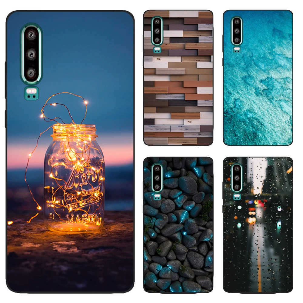 case for Huawei P30 Pro Case Silicone TPU Phone Back Cover On for ...