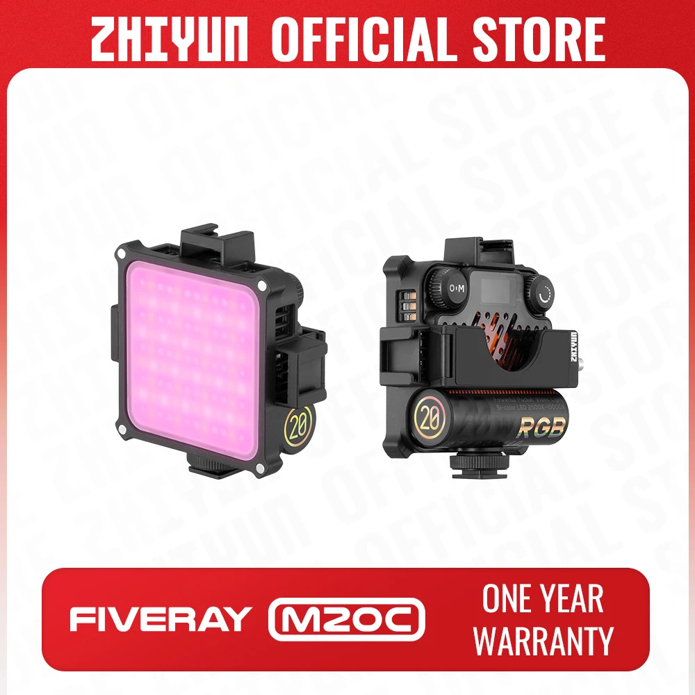 ZHIYUN-Official-FIVERAY-M20C-M20-Full-Color-RGB-LED-Video-Lights ...