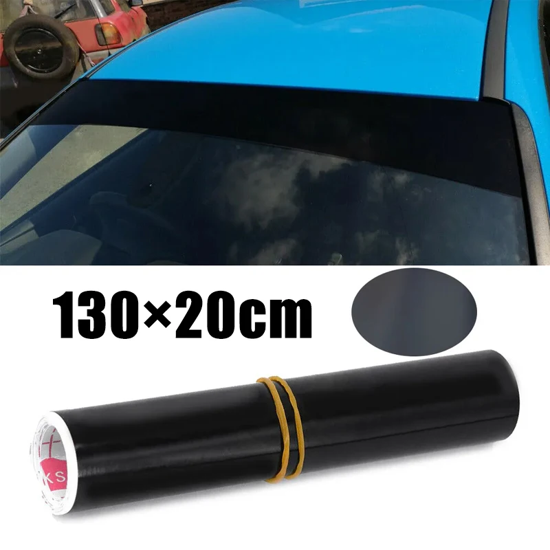 Car-Gloss-Black-Sun-Strip-130X20CM-Universal-Car-Van-Windscreen ...