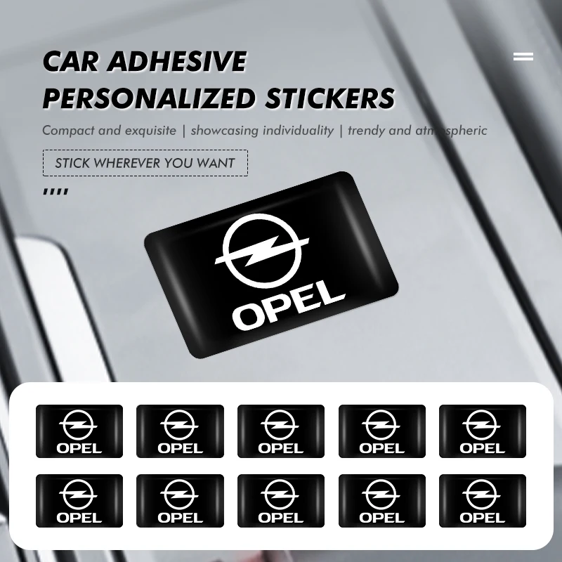 Car-Self-Adhesive-Console-Square-Drip-Personalized-Sticker-For-Opel ...