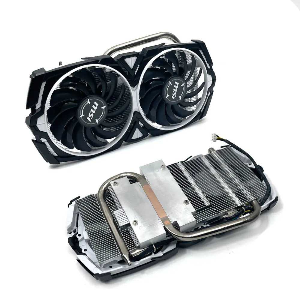 Original 87mm Pld09210s12hh 4pin Rx580 Rx570 Video Card Radiator For ...