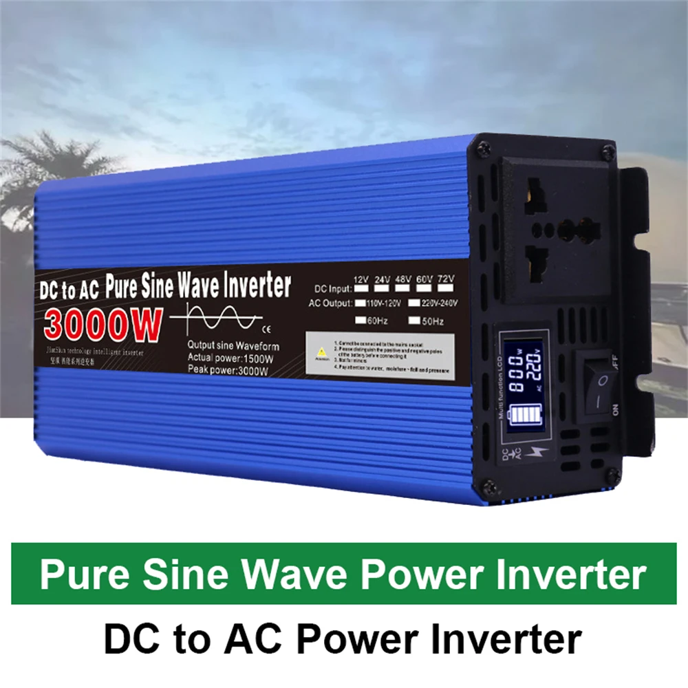 Pure-Sine-Wave-DC-12V-to-AC-220V-2000W-3000W-3500W-Power-Bank ...