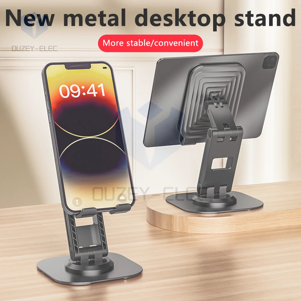 Metal-Rotating-Mobile-Phone-Stand-Holder-Multi-functional-Folding ...