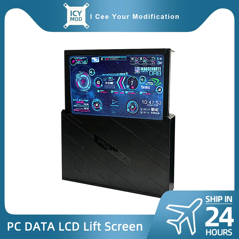 Auto-Lift-PC-Secondary-Screen-7-inch-Automatic-Lifter-DATA-Display ...