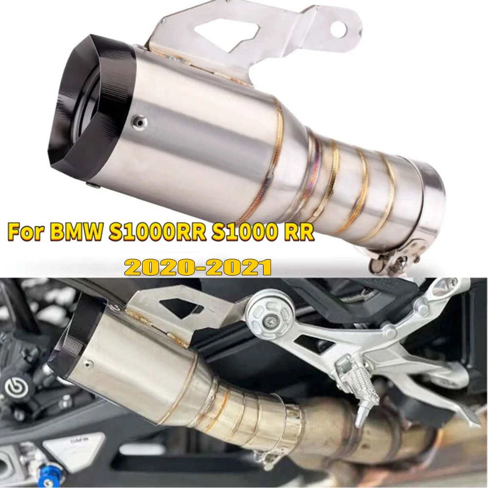 Slip-on Motorcycle Exhaust Muffler And Link Pipe System For BMW S1000RR ...
