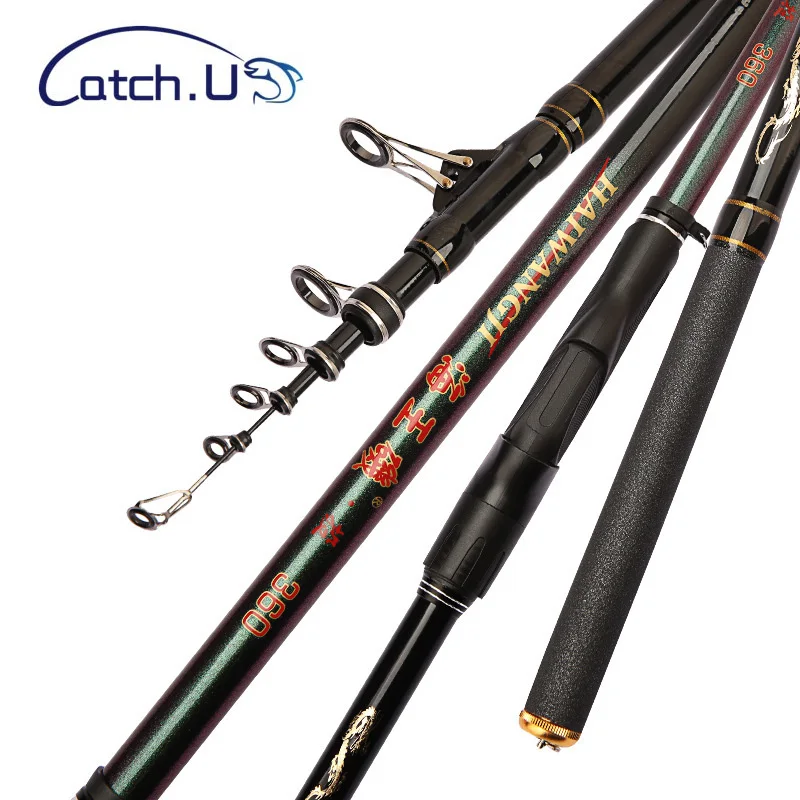 Rock-Fishing-Rod-Carbon-Fiber-Long-Throw-Spinning-Fishing-Pole-Big ...