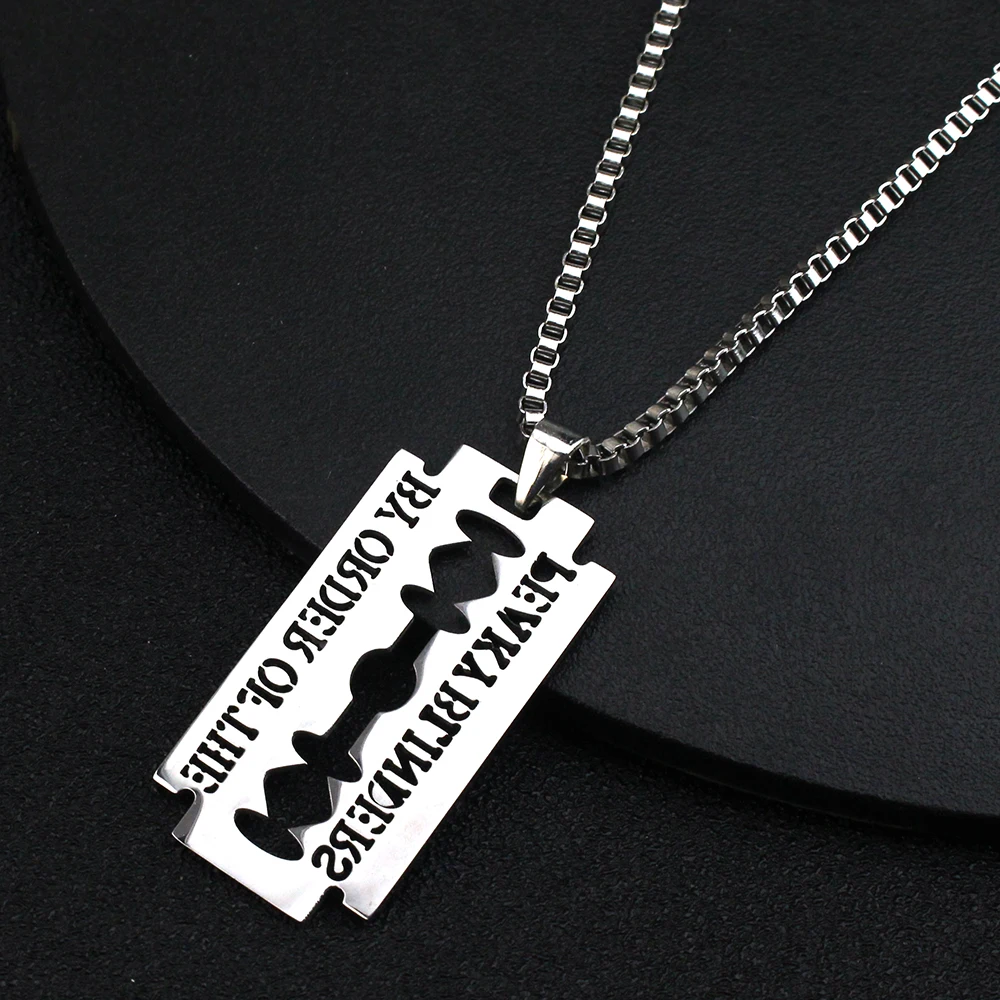 Razor-Blade-Necklace-Movie-Jewelry-Peaky-Blinders-Blade-Pendants ...