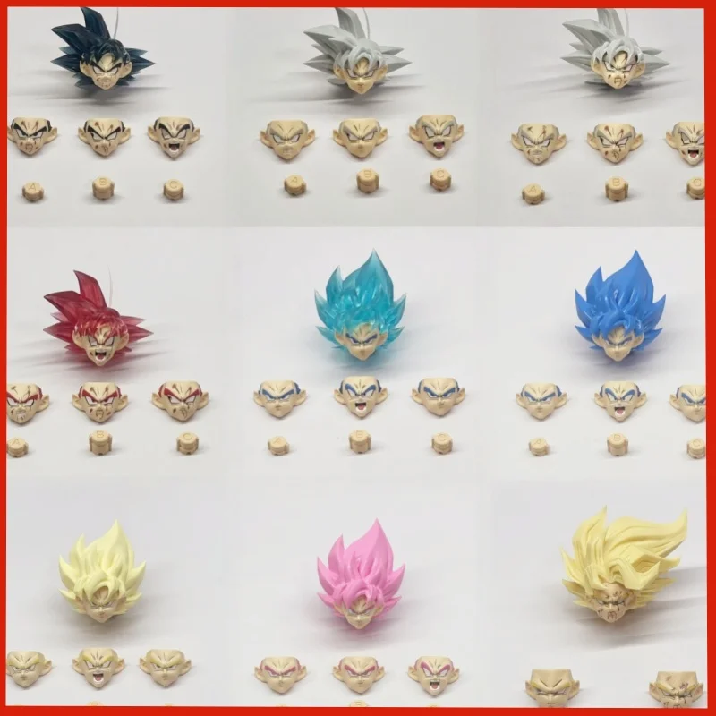 Hm 2.0 3.0 Dragon Ball Z SHF Super Saiyan God Ssj Gogeta Blue Head ...
