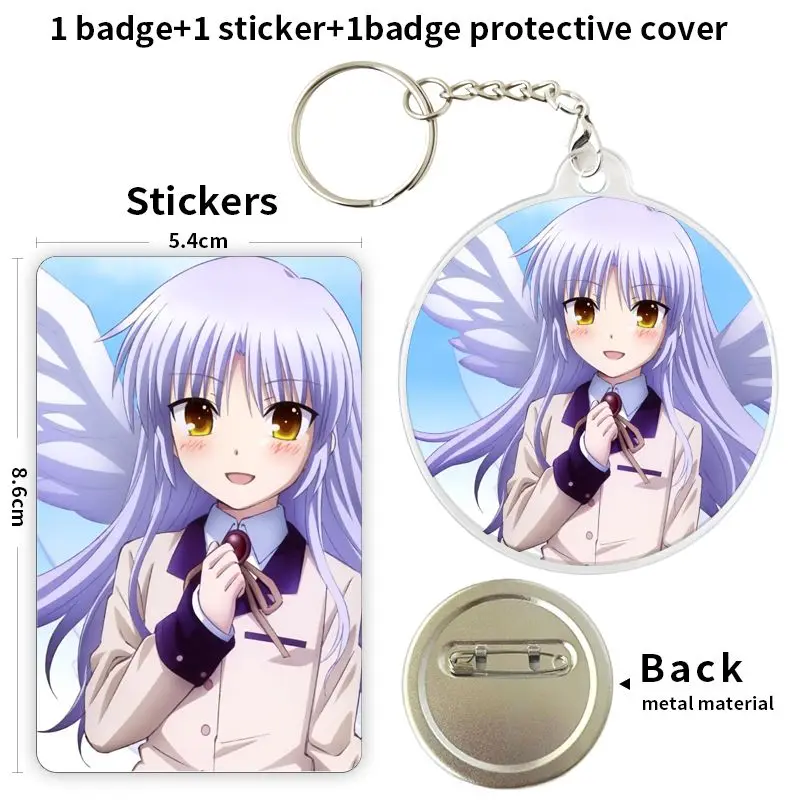 Tachibana-Kanade-Anime-Character-Game-Soft-Button-Badge-Brooch-anchor ...