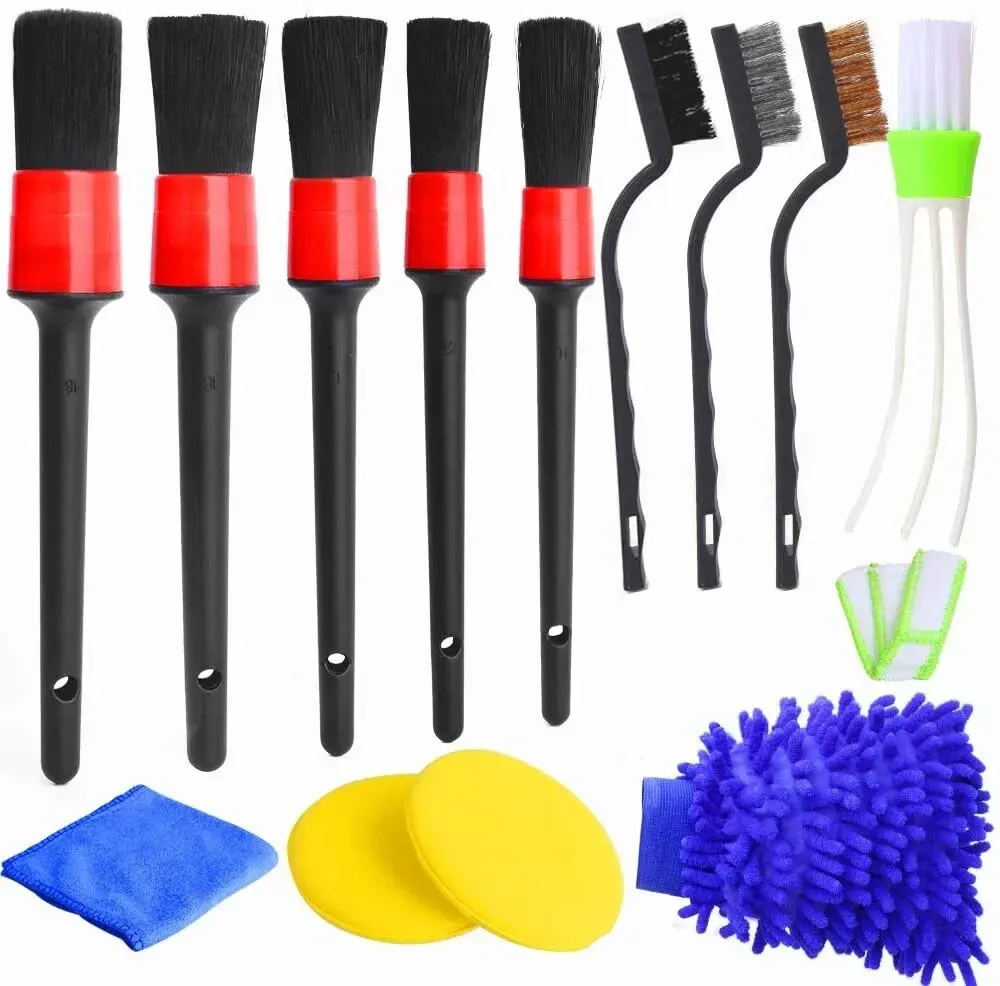 Amazon-13-piece-Car-Air-Conditioner-Vent-Detail-Brush-Set-Round-Head ...