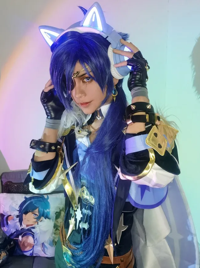 Kaeya Alberich Anime Cosplay Genshin Impact Costume Kaeya Clothes Full ...