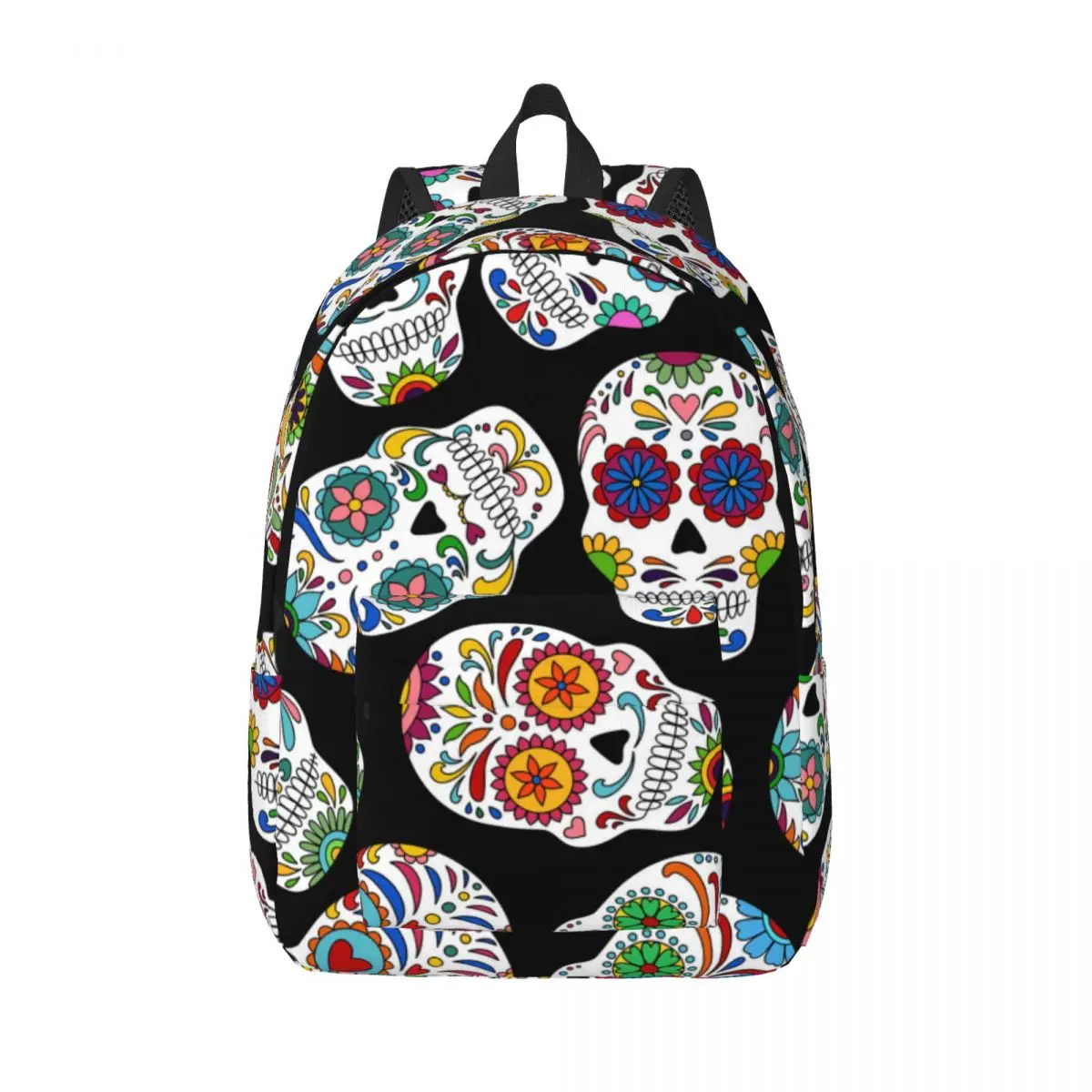 Day-Of-The-Dead-Sugar-Skull-Backpack-Unisex-Travel-Bag-Schoolbag ...