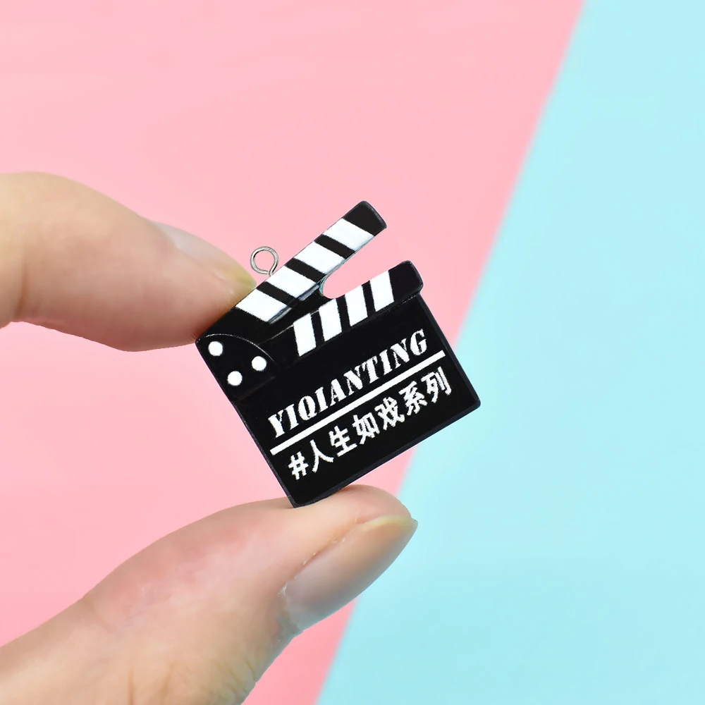 10pcs-pack-Mini-Film-Clapperboard-Resin-Charms-Funny-Cute-Shooting ...