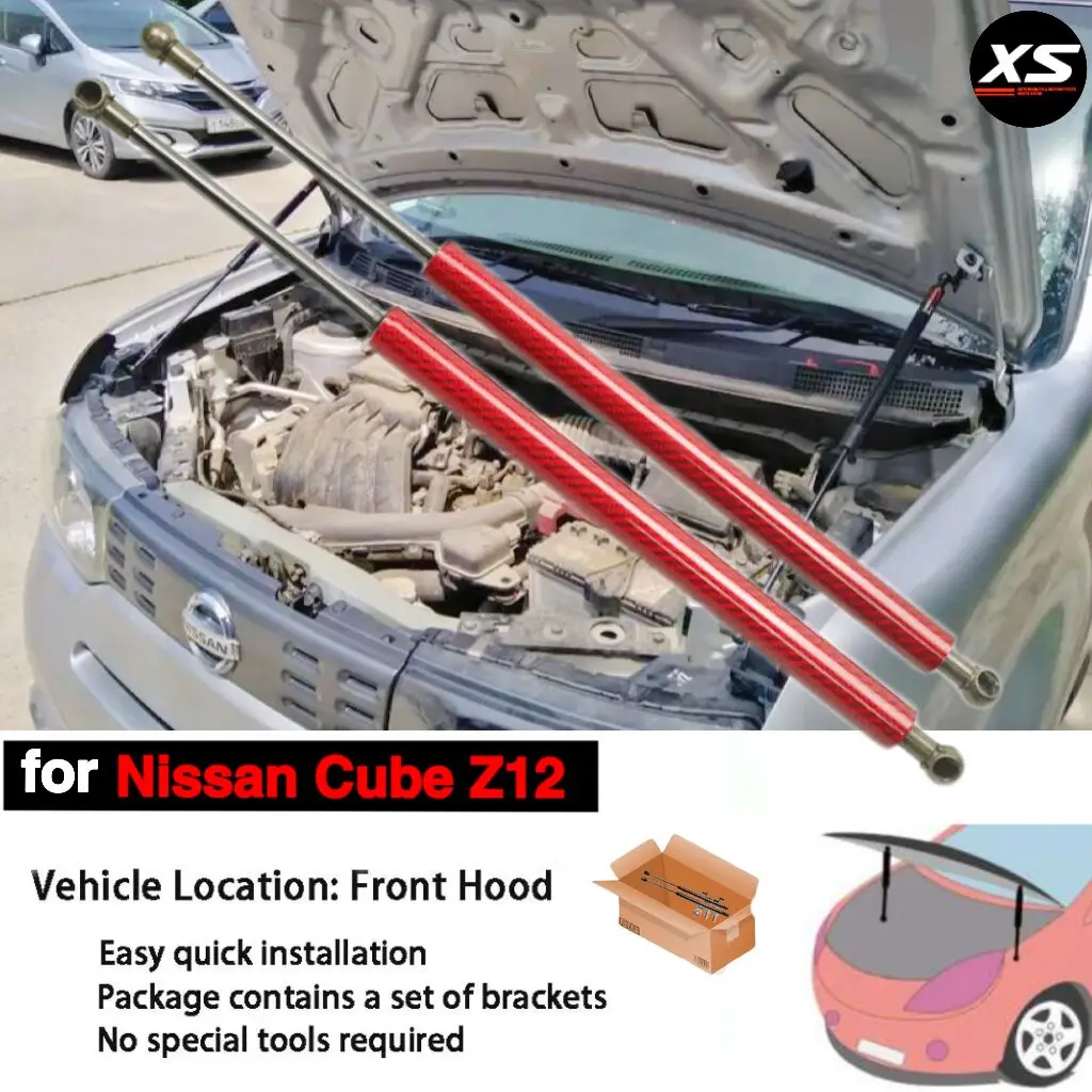 Hood-Struts-for-Nissan-Cube-Z12-2008-2019-Front-Bonnet-Modify-Shocks ...