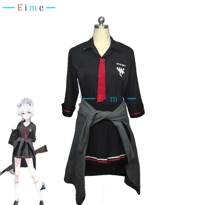Game Blue Archive Hatami Erika Cosplay Costume Waitress Suit Party ...