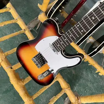 Tele Guitar, Vintage Sunburst Color, Single Binding, Rosewood ...