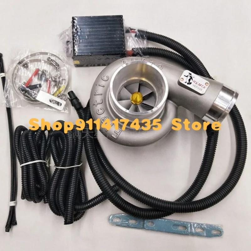 Universal-12V-Electric-Turbo-Supercharger-Kit-Thrust-Electric ...