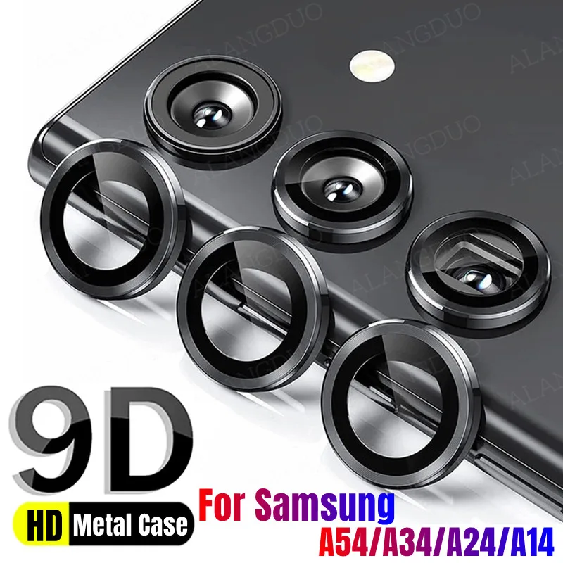 3D Metal Lens Cover For Samsung A54 A34 A24 A14 5G a24 a54 a34 Camera Protector| | - AliExpress