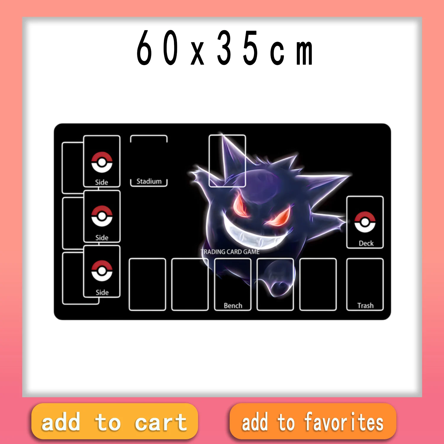 New TCG PTCG Battle Playmat Game Collection Cards Mat Scarlet Violet ...