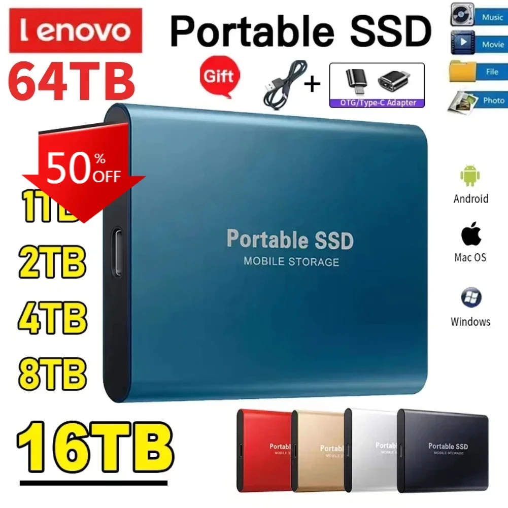 Portable-SSD-16TB-High-speed-Mobile-Solid-State-Drive-500GB-External ...