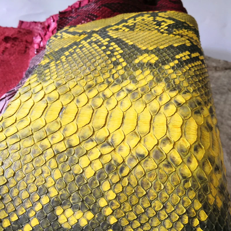 Real-Snakeskin-Leather-Piece-DIY-Fabric-Handicraft-Leather-for-Handbags ...
