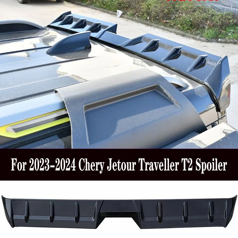 For-2023-2024-Chery-Jetour-Traveller-T2-Bright-black-Tail-Wing-Spoiler ...