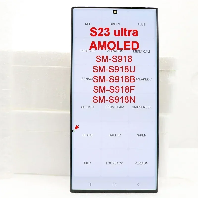 AMOLED-S23-Ultra-Screen-for-Samsung-Galaxy-S23-Ultra-SM-S918B-S918B-DS ...