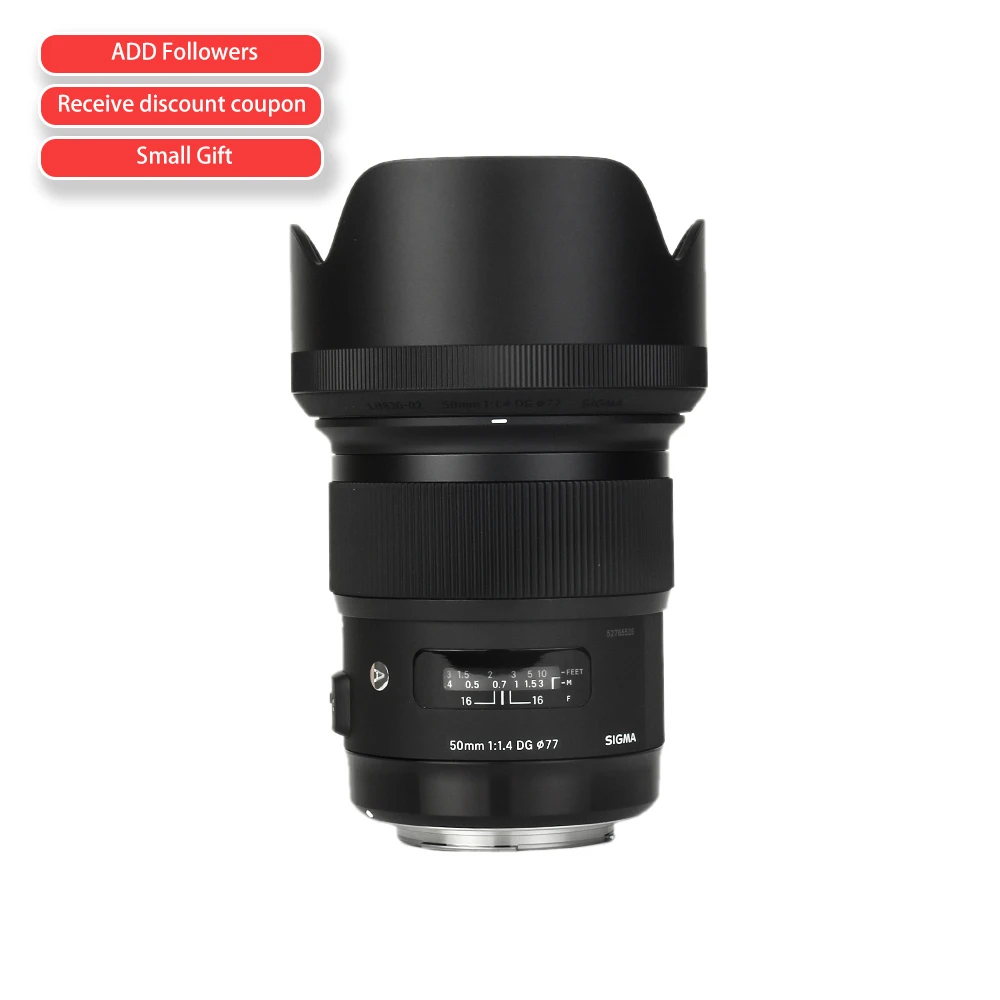 Sigma 50mm F1.4 D'art DG HSM Objectif pour Canon Sigma Lente 50mm F1.4 ...