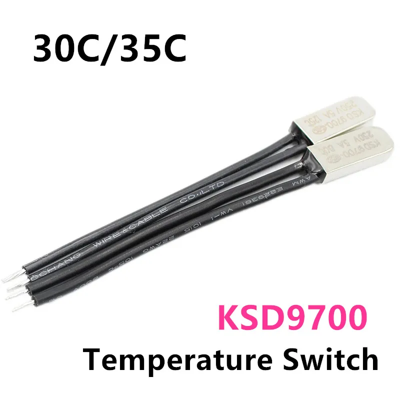 KSD9700-5A-250V-30C-35C-Degree-Normal-Close-Thermostat-Thermal ...